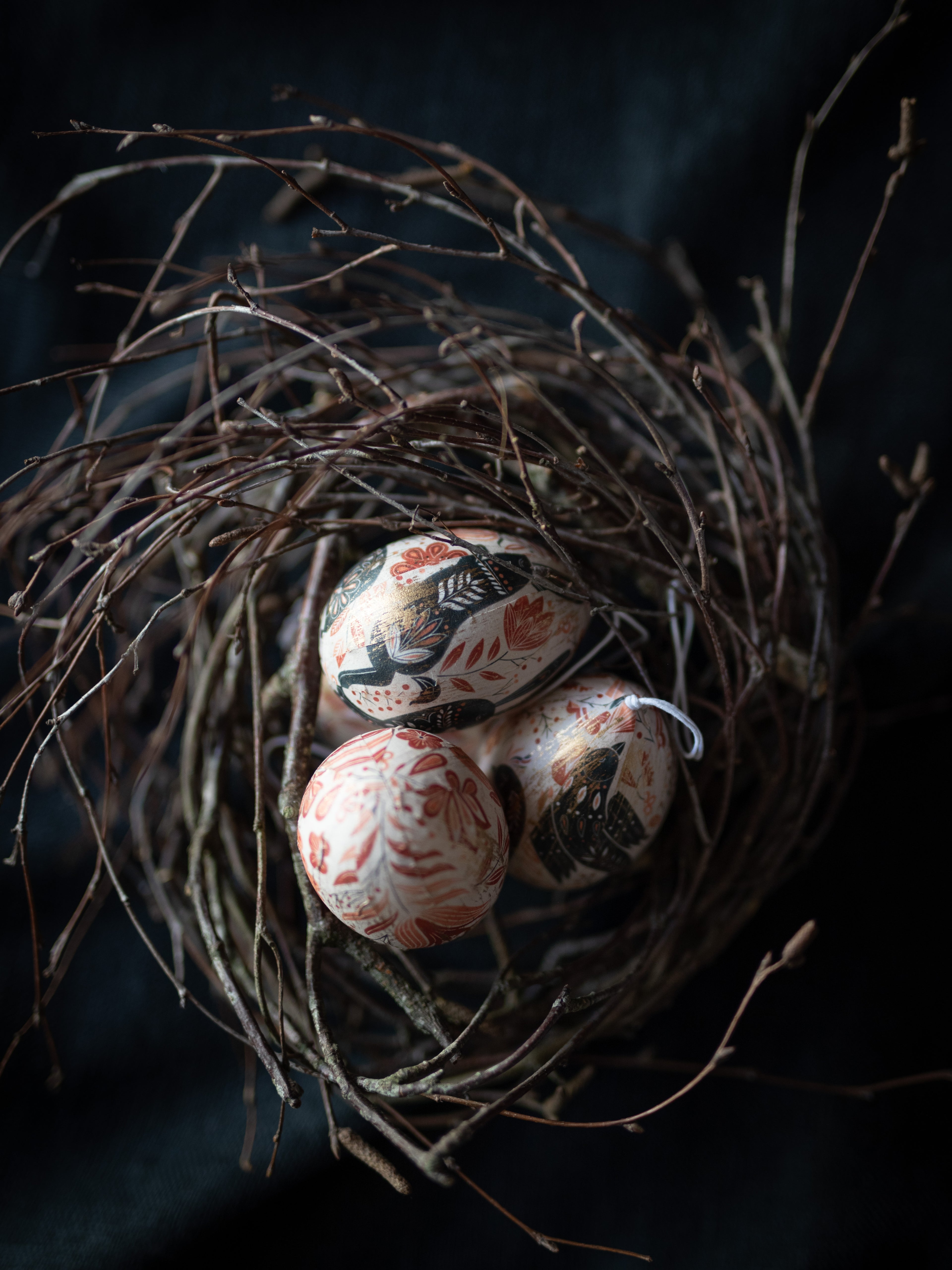 Easter Eggs in a Box - White with Spring Patterns – Scandi Design